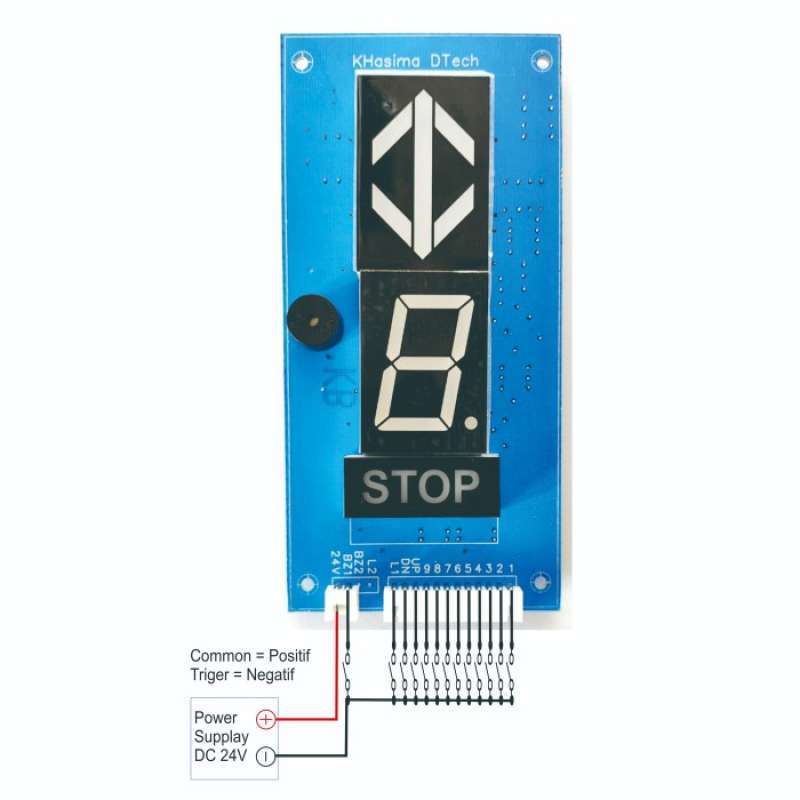 Jual Display Indikator Elevator Lift Seven Segment Arrow Led Bar - Red ...