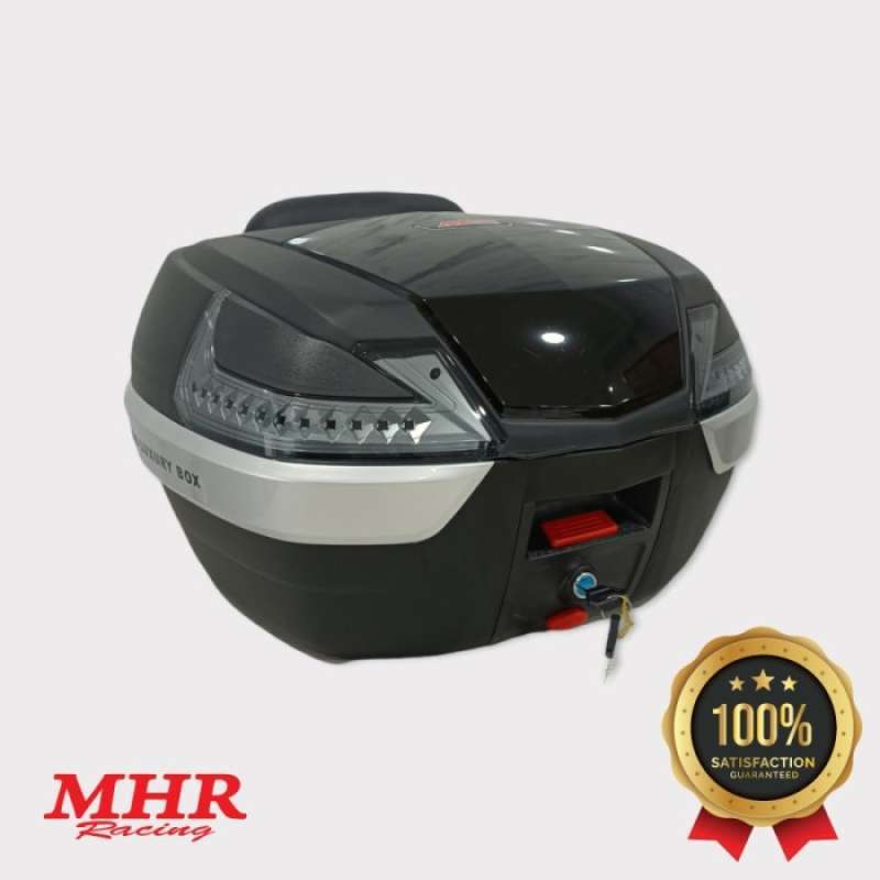 Promo Box Top Box Motor 45liter Muat 2 Helm+sandaran Jok Kunci Monolock ...