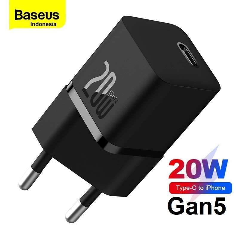 Jual Baseus Gan5 Charger Adaptor 20w 3a Type C Pd Ip 11 12 13 Original ...