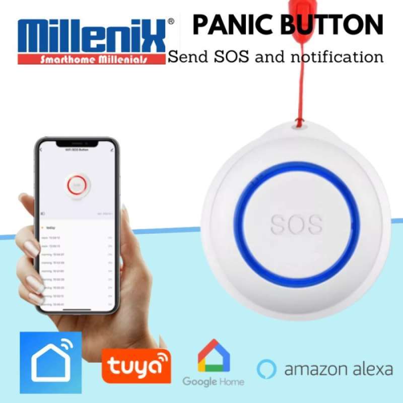 Jual Millenix Tuya Smart Wifi Sos Panic Emergency Button Untuk Manula Sakit Di Seller Shin Store ...