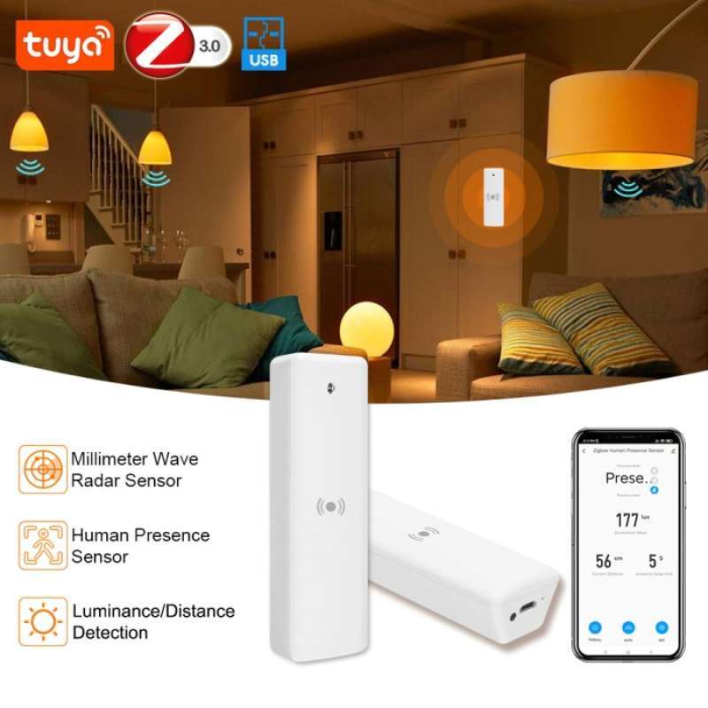 Jual Tuya Zigbee Smart Wifi Human Presence Sensor Milimiter Wave Radar Di Seller Shin Store ...