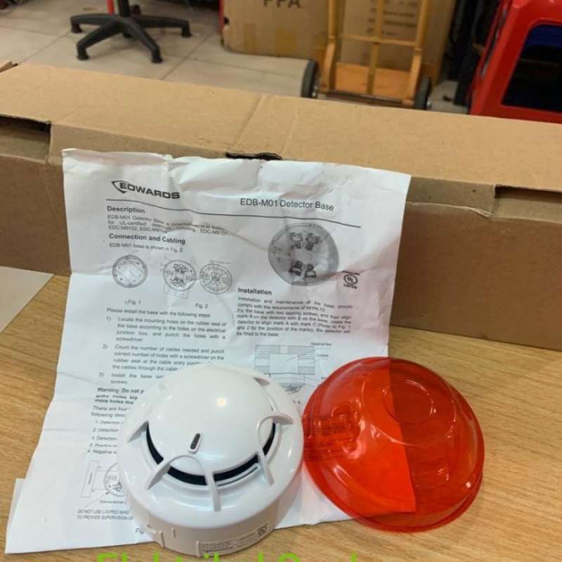 Jual Smoke Detector Edwards Edc-m9102 Edc M9102 - Tanpa Base Di Seller ...