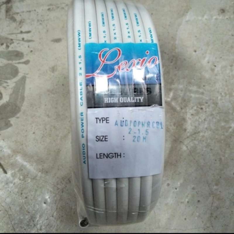 Jual Kabel Nym 2x1.5x20m Full,kabel Kawat Lapis Tembaga 2x1.5,kabel Listrik Di Seller Shin Store ...