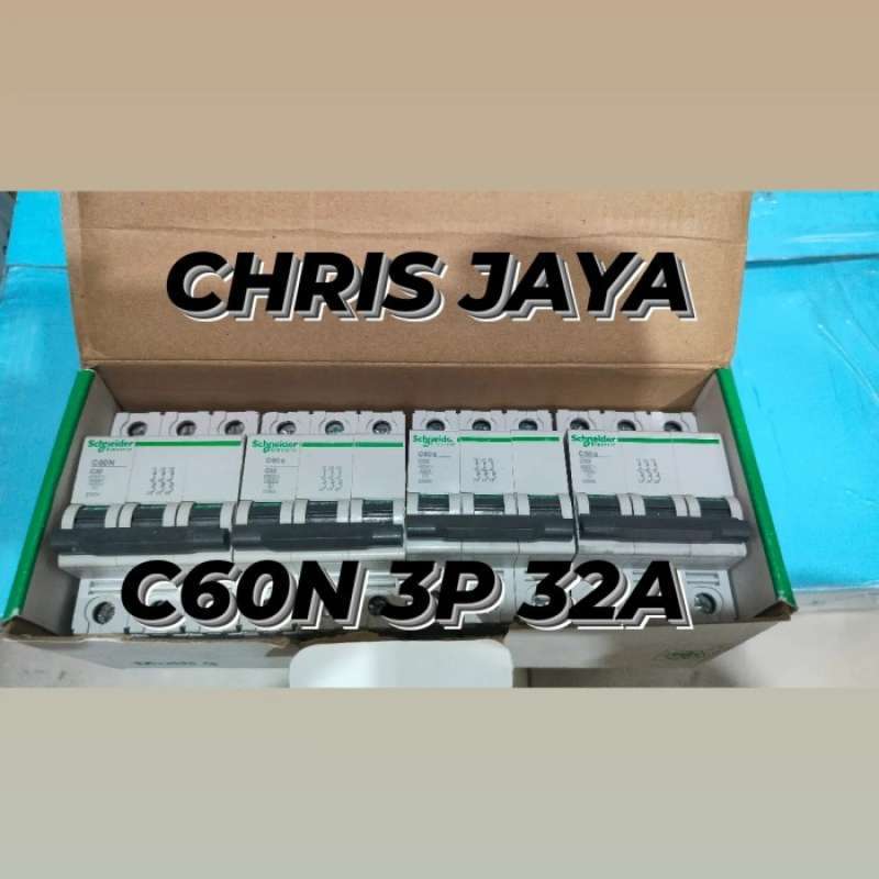 Jual Mcb C60n Schneider 32a 40a 3 Phase 3p 3phase 32a 40a Mcb Schneider - 40a Di Seller Shin ...