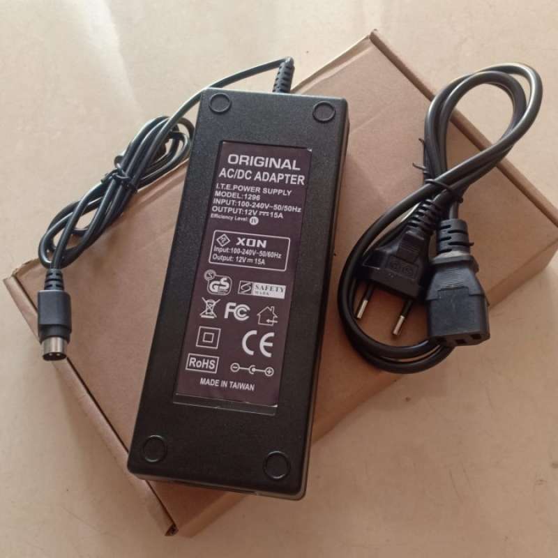 Jual Universal Adaptor 4 Pin Charger Power Supply 8a 10a 12a 15a 12v ...