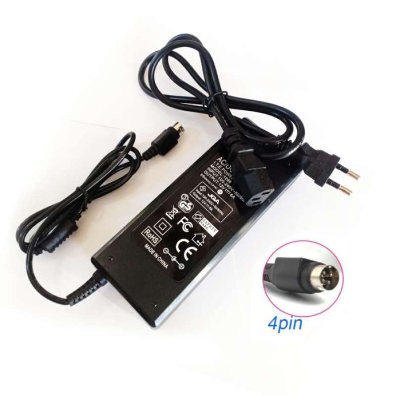 Jual Universal Adaptor 4 Pin Charger Power Supply 8a 10a 12a 15a 12v ...