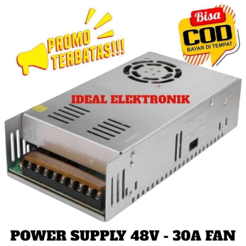 Jual Switching Power Supply Psu 48v 30a High Quality, 48 Volt 30 Ampere Fan Di Seller Shin Store ...