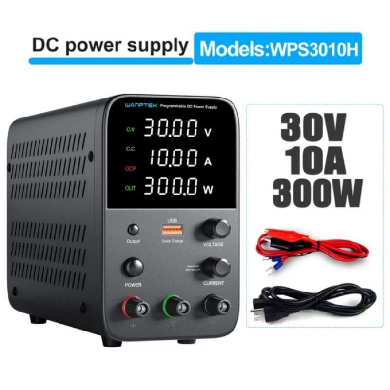 Jual Power Supply Adjustable Dc 30v 10a Catu Daya Listrik Wps3010h Di Seller Shin Store ...