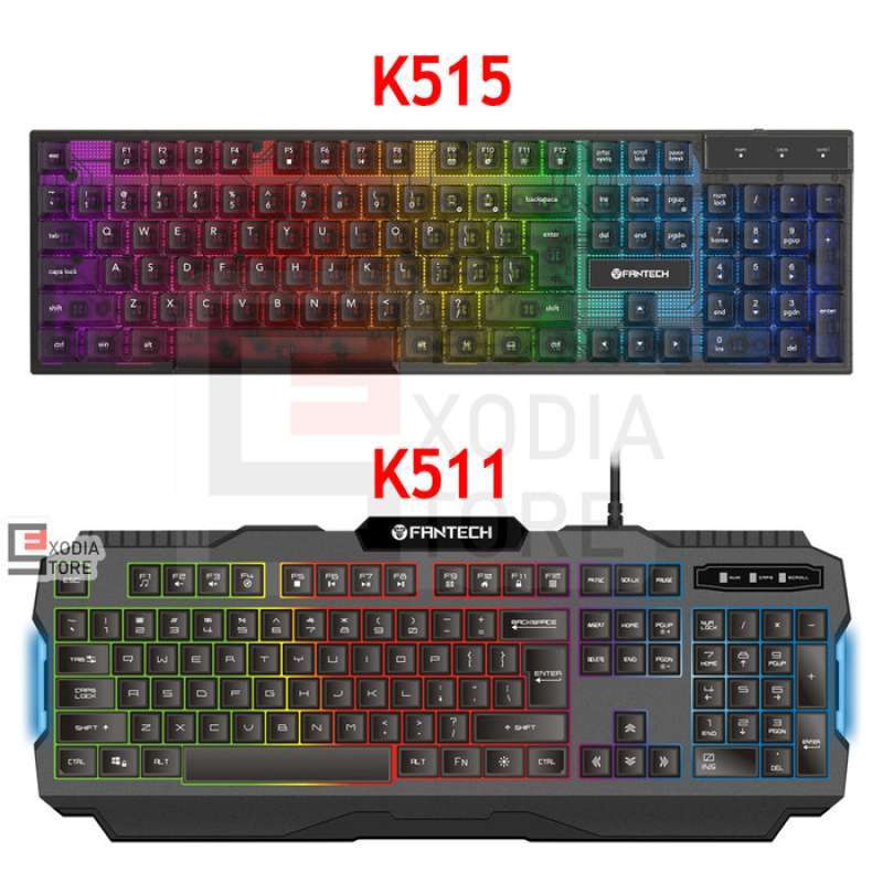 Promo Fantech Hunter Pro K511 Rgb Backlite Keyboard Gaming Membrane - K515 Diskon 23% Di Seller ...