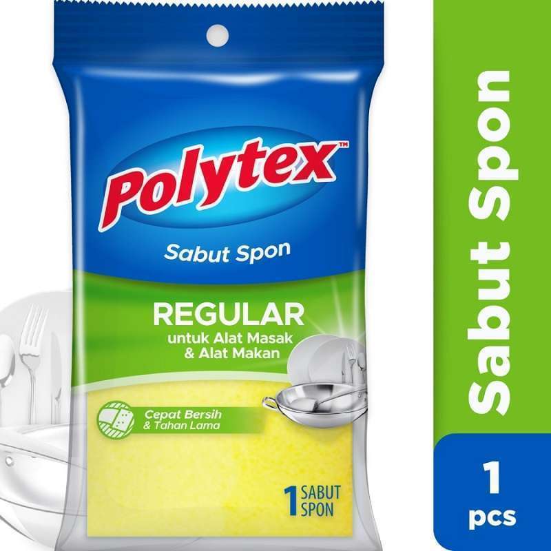 Promo Polytex Sabut Spon Cuci Piring Regular (1 Box - 12 Pcs) Diskon 43 ...