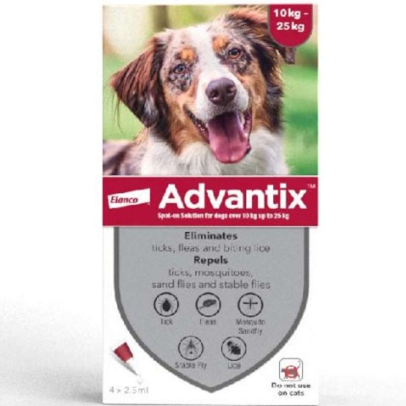 Jual Advantix For Large Dog (10kg - 25kg) Obat Kutu Anjing Harga Per ...