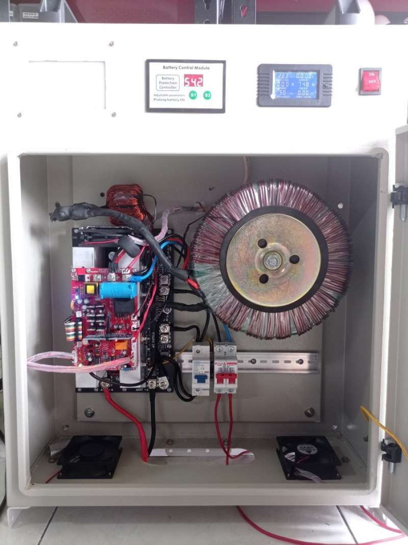 Jual Box Panel Inverter Lengkap Trafo 5000 W Pure Sine Wave 5000w Di ...