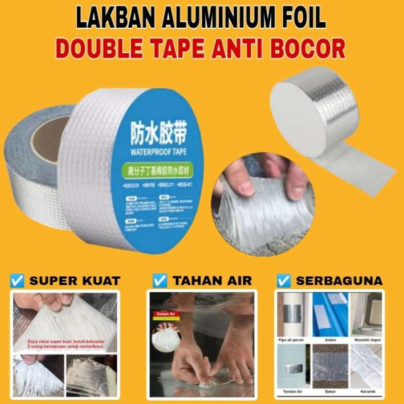 Jual Lakban Anti Bocor Waterproof Lem Pipa Tambal Atap Talang Toren Air Di Seller Shin Store ...