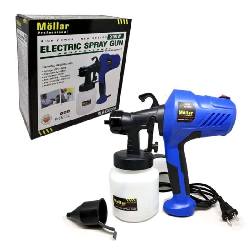 Jual Mollar Esg300 Mesin Spray Gun Listrik Paint Zoom Semprot Cat 300 ...