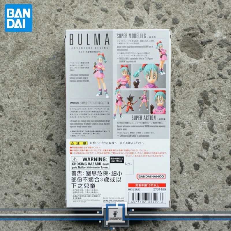 Jual Bandai S.h.figuarts Shf Bulma Adventure Begins Dragon Ball Di ...