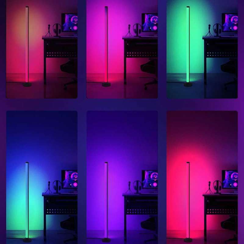 Jual Bakija Lampu Lantai Smart Led Standing Lamp Corner Rgb With Remote ...
