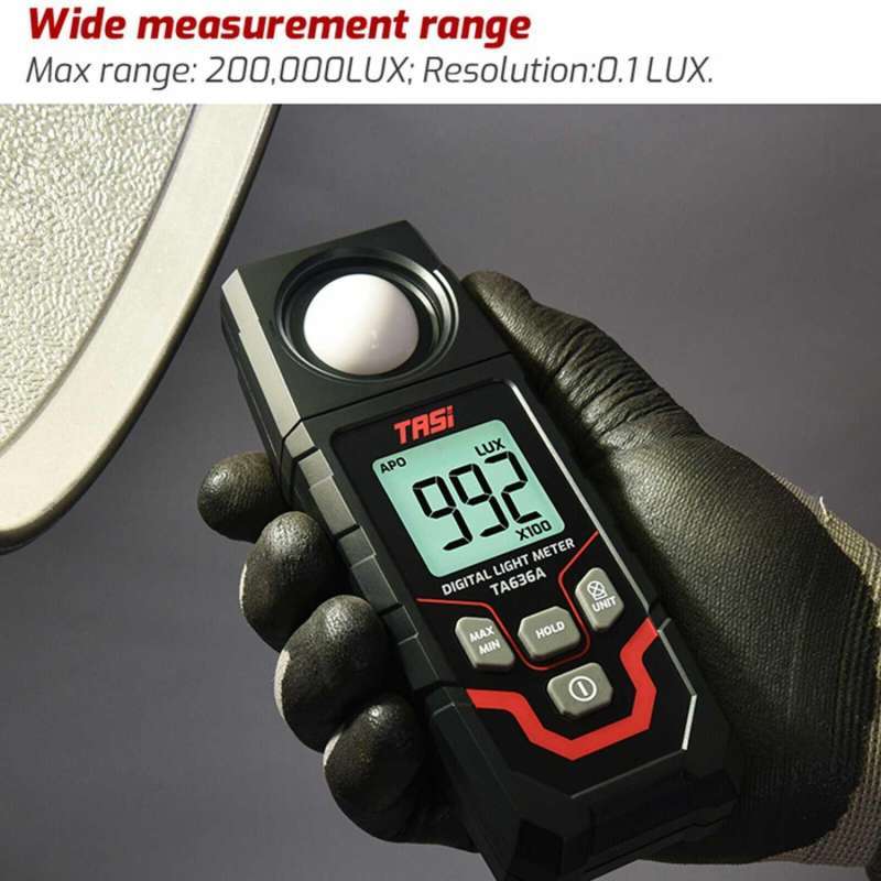 Jual Tasi Lux Meter Alat Ukur Intensitas Cahaya Digital Lcd Screen ...