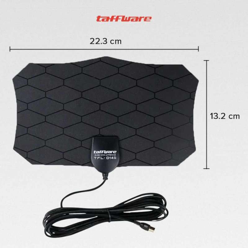 Jual Antena Tv Digital Indoor Dvb-t2 25db With Signal Booster Tfl-d140 ...