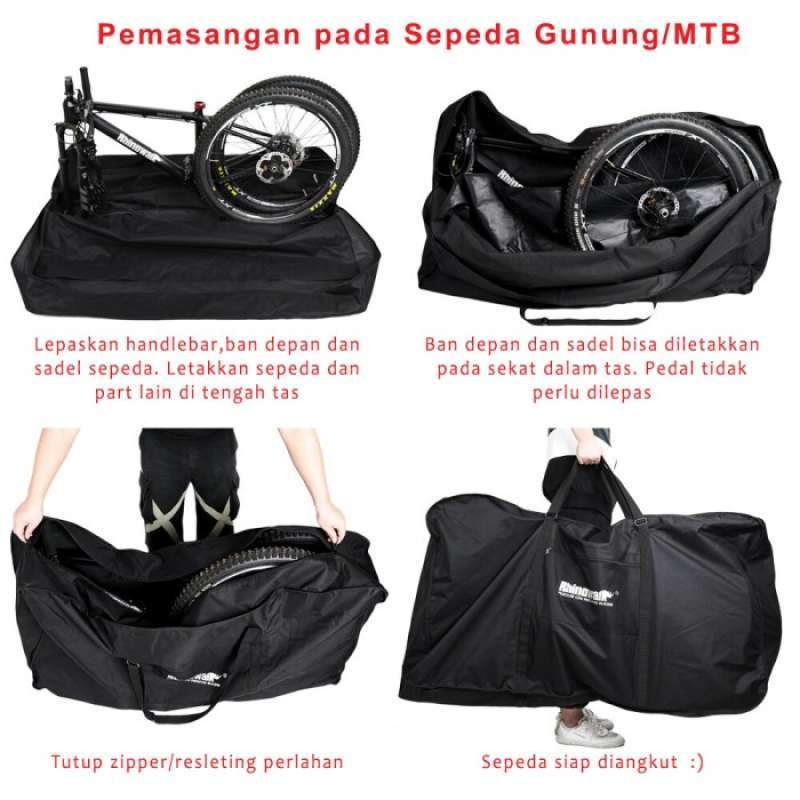 Promo Rhinowalk Rm261 Tas Sepeda Roadbike Mtb Full Bike Carry Bag 26-29 ...