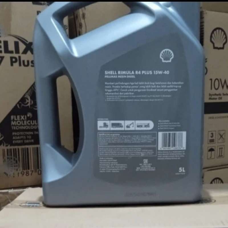 Promo Shell Rimula R4x Sae 15w-40 5l Barcode Hijau Oli Mobil Terbaik Diskon 31% Di Seller ...