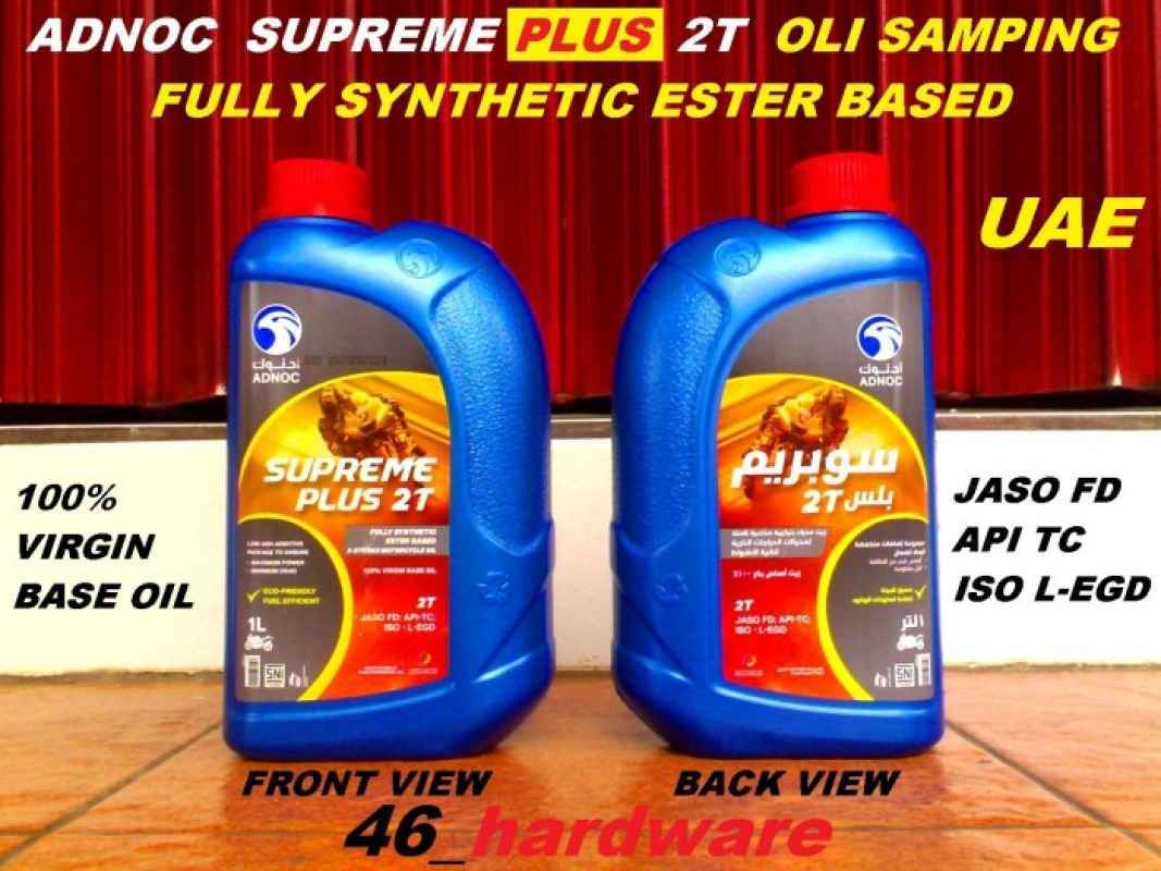 Promo Adnoc Plus 2t Fully Synthetic Ester Based Fd Tc Oli Samping 2t ...