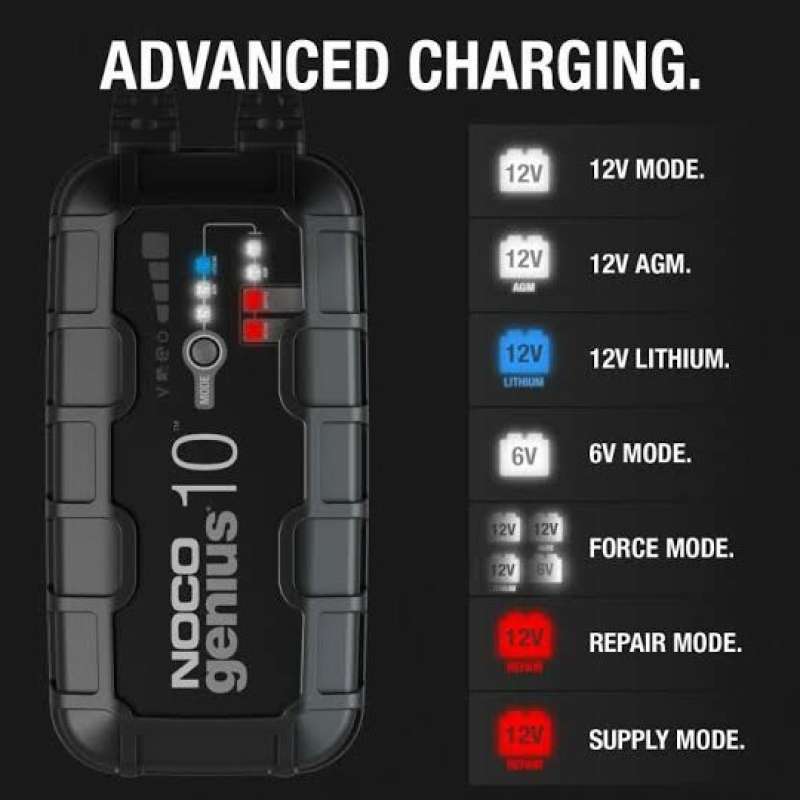Promo Noco Genius 10 Charger And Maintainer, Agm,lithium,garansi Resmi 3thn Terbaru Diskon 3% Di ...