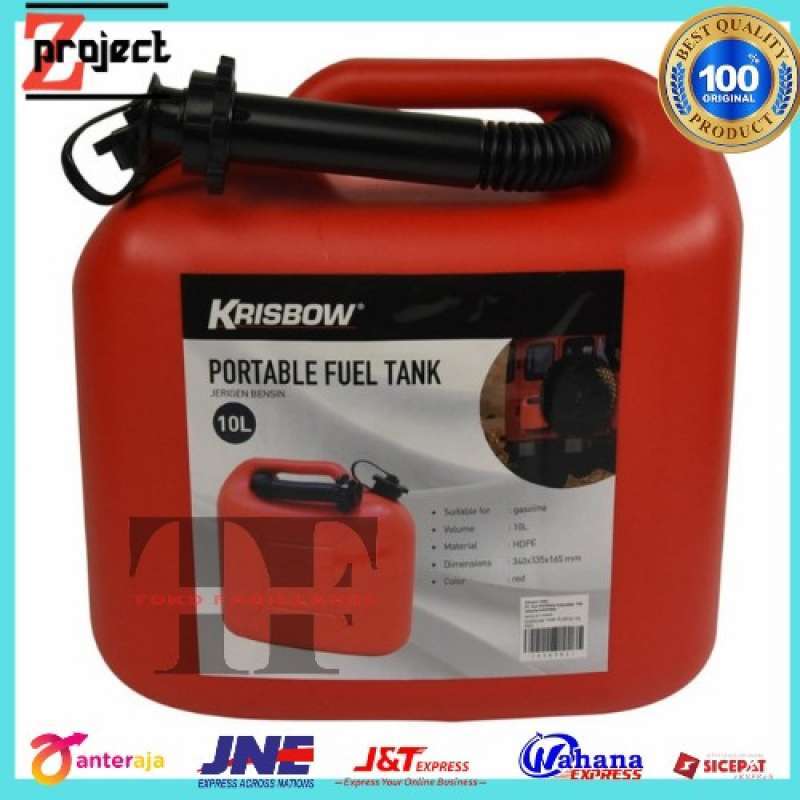 Promo Krisbow Jerigen Plastik 10 Liter Merah Promo Diskon 18% Di Seller ...