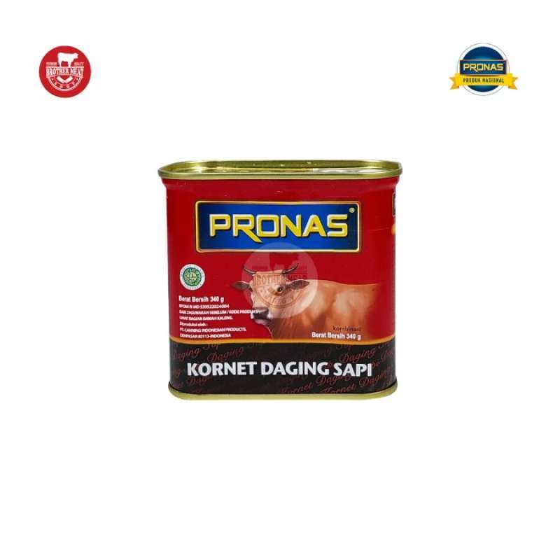Promo Pronas Corned Beef 340gr, Kornet Daging Sapi Kaleng Halal Diskon ...