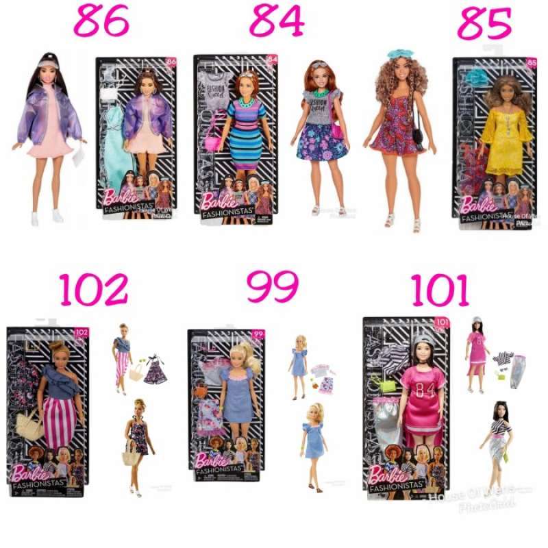 Promo Barbie Fashionistas Doll - Boneka Barbie Fashion Original Mattel ...