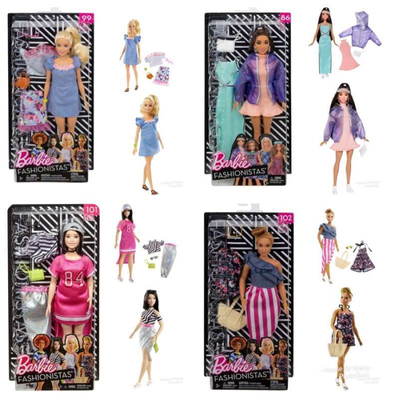 Promo Barbie Fashionistas Doll - Boneka Barbie Fashion Original Mattel ...