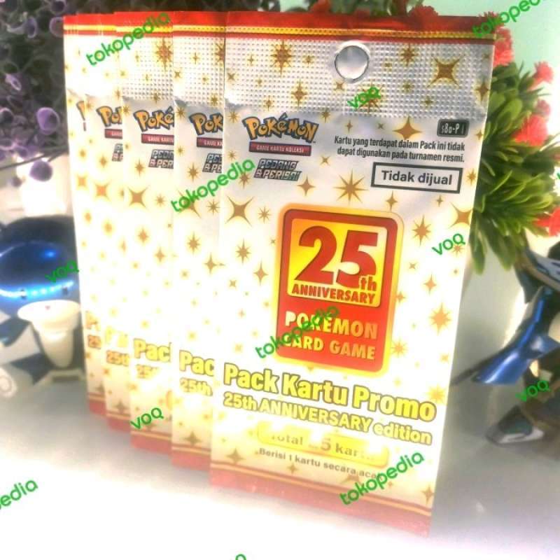Promo Booster Promo Pack 25th Anniversary S8a Kartu Pokemon Tcg Promo ...