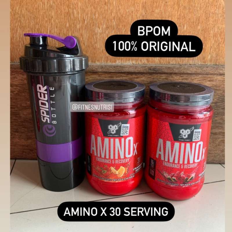 Promo Bsn Amino X 30 Serv Suplemen Fitness Bcaa Powder Muscle Gym Not ...