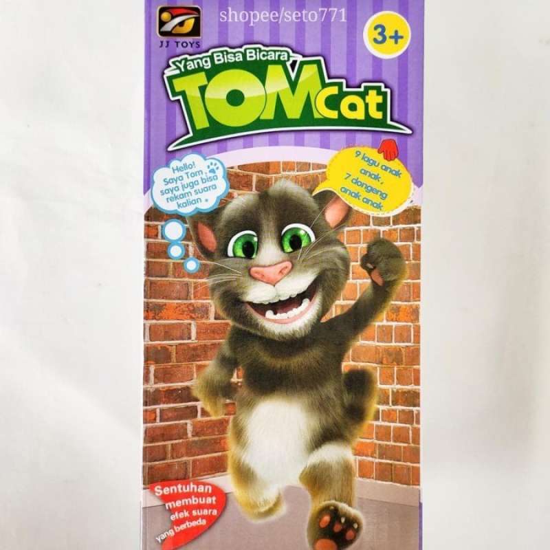 Promo New Bhs. Indonesia Tom Cat Boneka Kucing Bicara Berdongeng ...