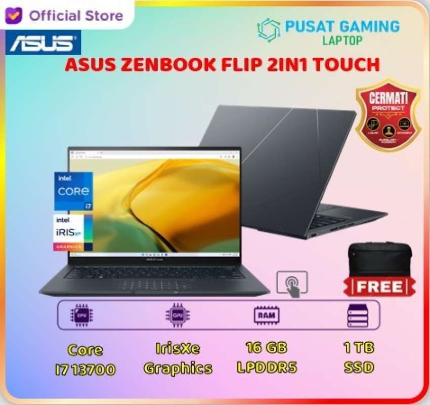 Promo Asus Zenbook 14x Oled Q420va Touch I7 13700 16gb 1tb Ssd W11 14 ...