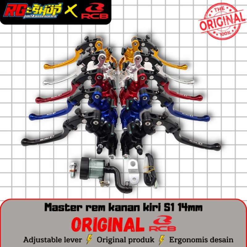Promo Master Rem Kanan Kiri Rcb Racing Boy Radial S1 14mm Adv Xmax ...