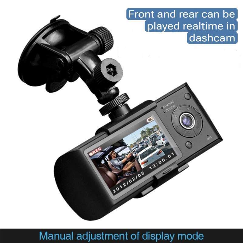Promo Dvr Mobil Dual Kamera Gps R300 Pro - Cctv Mobil Dash Cam Dual ...