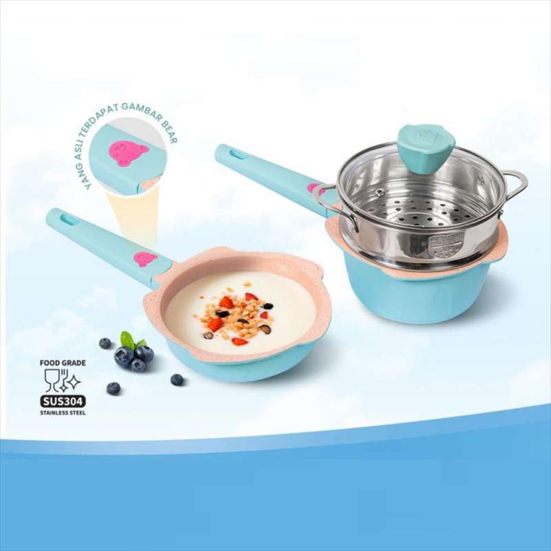 Promo Sunbaby Flower Organic Baby Pan Set Blue 100% Ori Diskon 13% Di ...