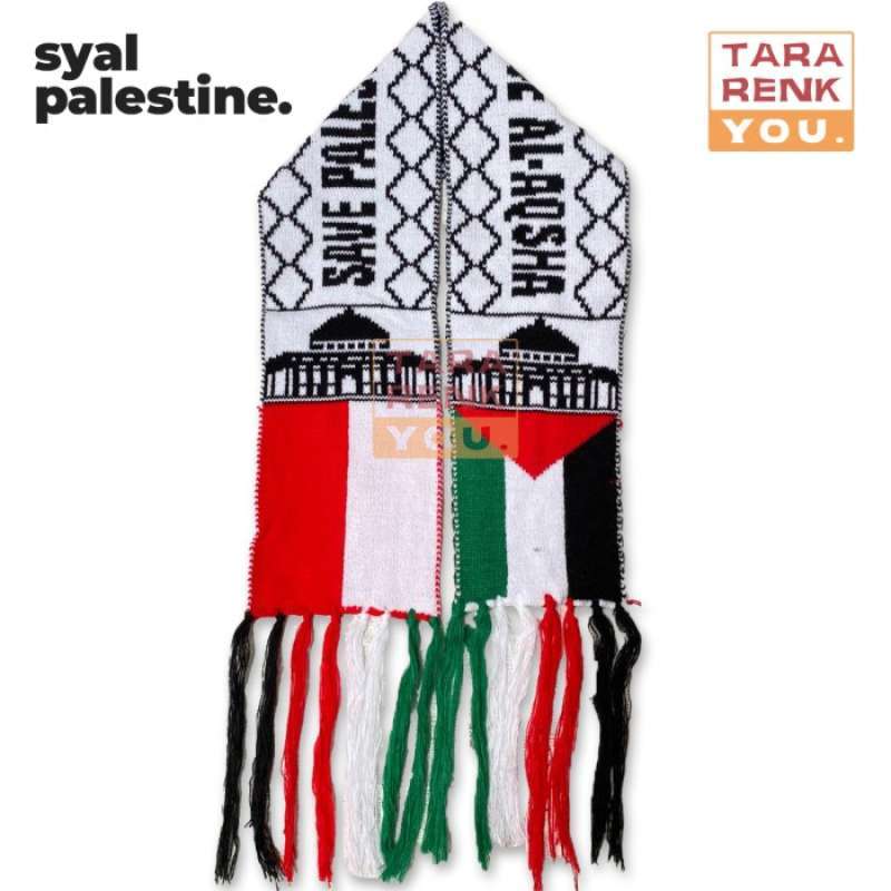 Jual Syal Palestina Rajut | Sorban Palestina Indonesia | Syal Palestine ...