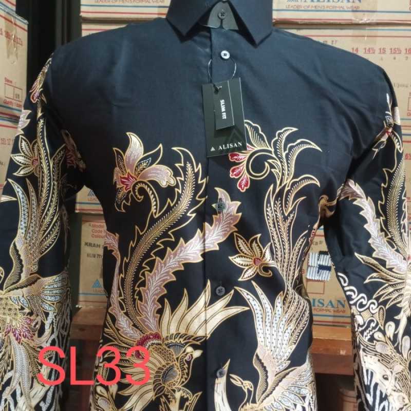 Jual Batik Alisan Lengan Panjang Slimfit - L Sl40 Di Seller Aghanim ...