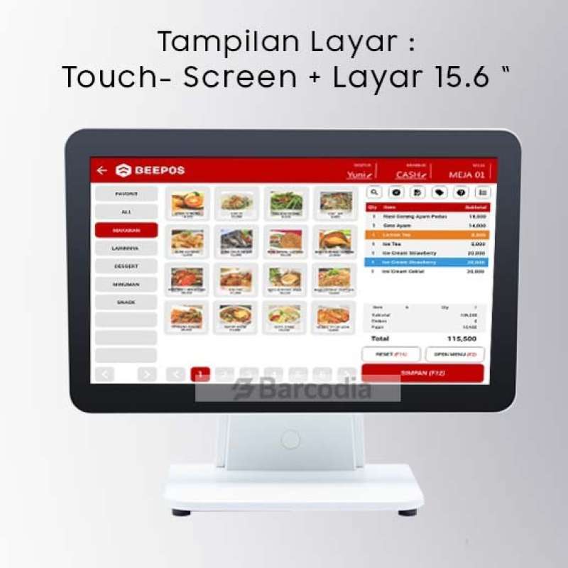 Jual Mesin Kasir Pc Pos All In One Dual Monitor I5 Touchscreen Iware Hb-8dw Terbaik Di Seller ...