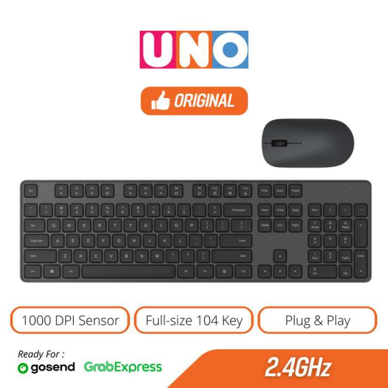 Jual Xiaomi Mi Wireless Keyboard Mouse Set Di Seller Jete Store ...
