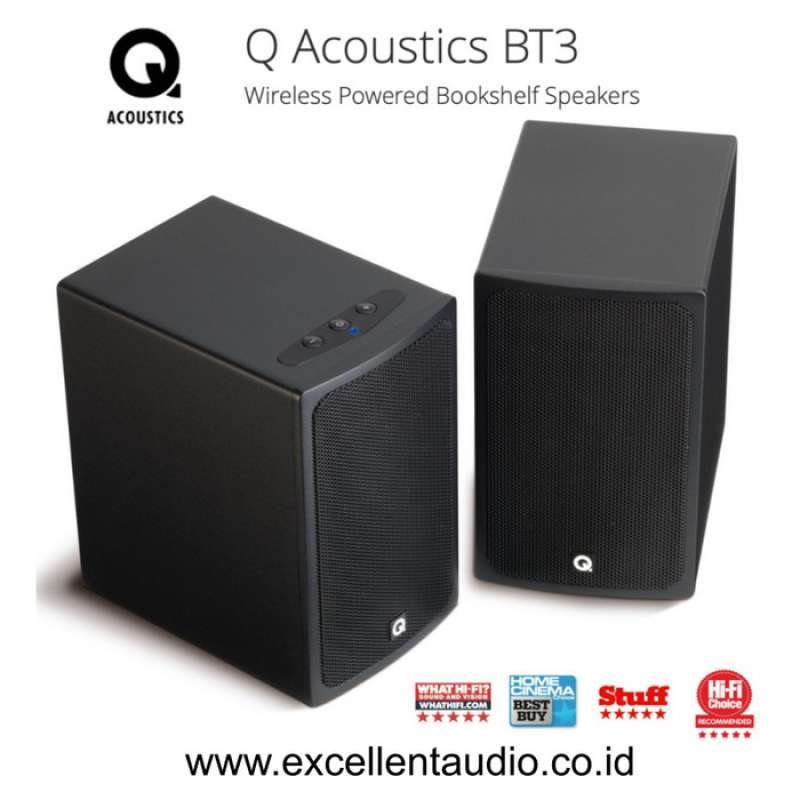 Promo Q Acoustics Bt3 Bluetooth Wireless Bookshelf Active Speaker ...