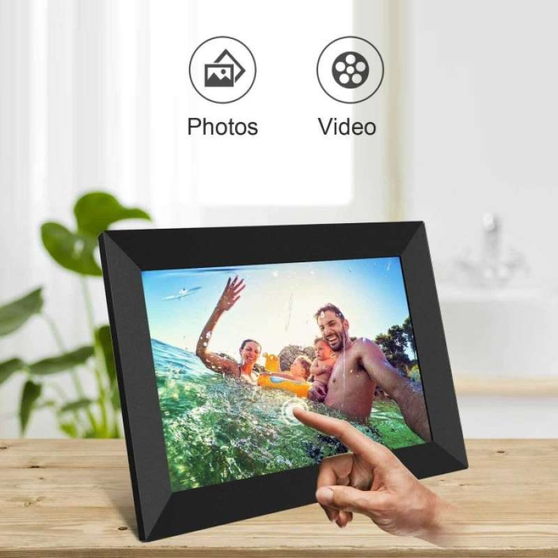 Promo Digital Photo Frame 8 Inch Frameo Touchscreen Speaker Ips Lcd ...