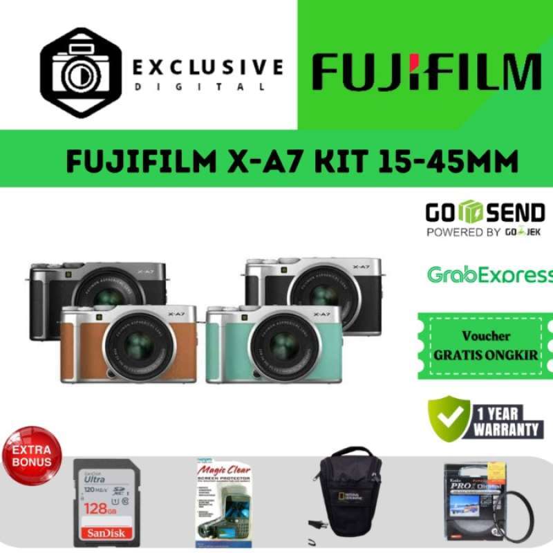 Promo Fujifilm X-a7 Kit Xc 15-45mm / Fujifilm Xa7 Kit 15-45mm ...