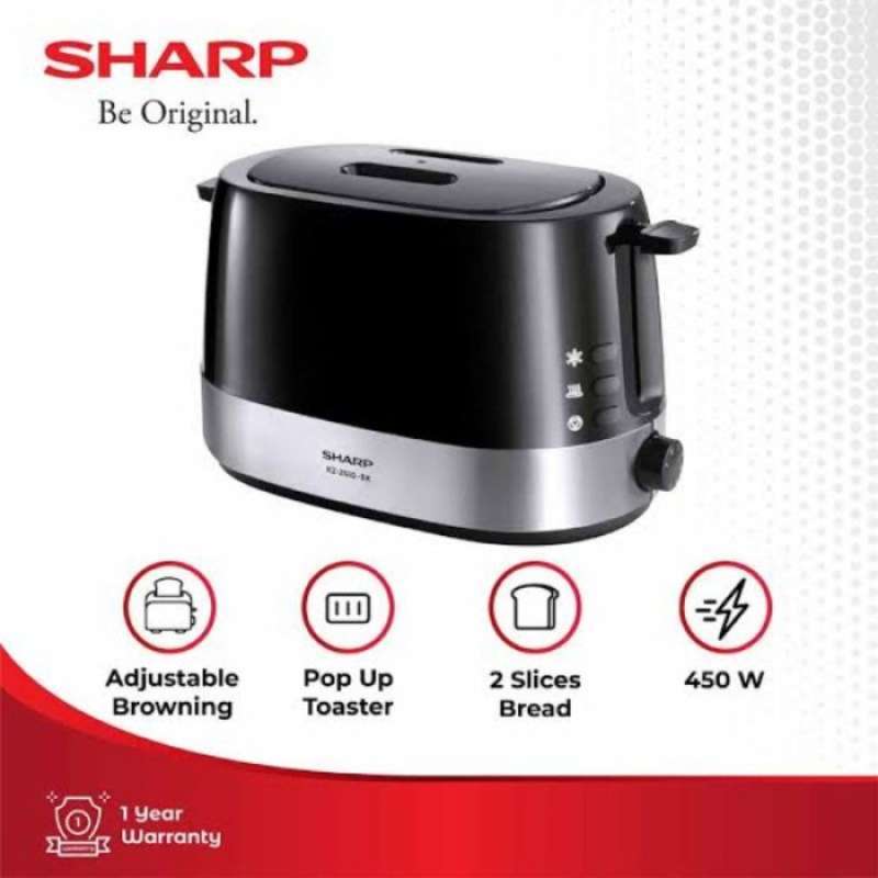 Promo Sharp Kz 2s02 Bk Pop Up Toaster Pemanggang Roti Sandwich Kz-2s02 ...