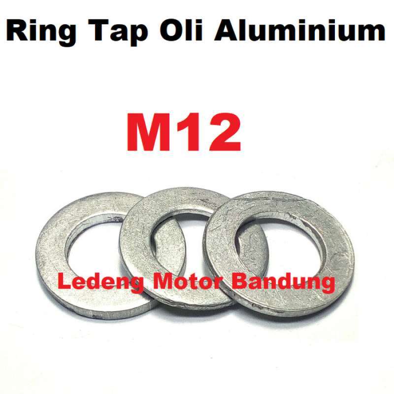 Jual Ring Tap Oli Aluminium M12 M14 Untuk Lubang Pembuangan Pelumas ...