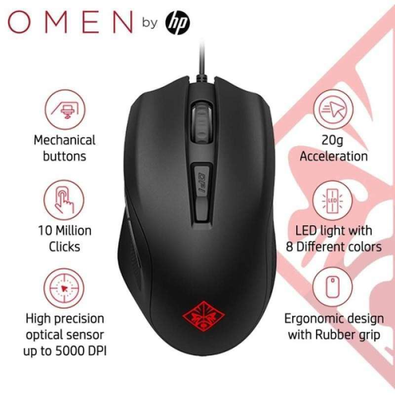 Promo Hp Omen 600 Pro Gaming Mouse Wired 5000 Dpi Weigth Adjust Diskon 23% Di Seller Mari Cell ...