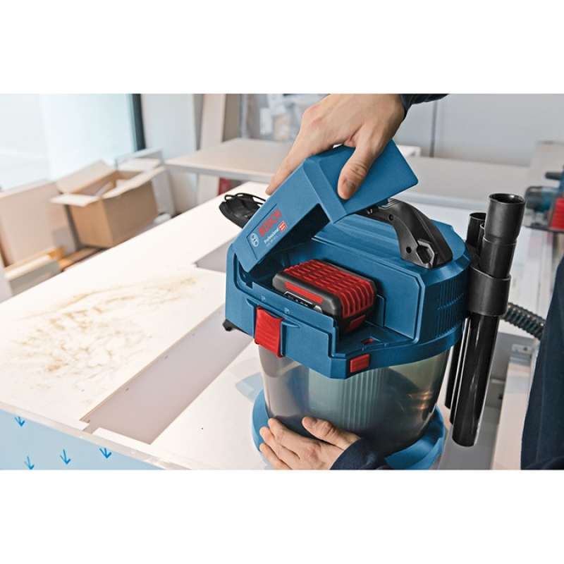 Promo Bosch Gas 18v-10l 18volt Cordless Vacuum Cleaner Dry 10l Baru ...