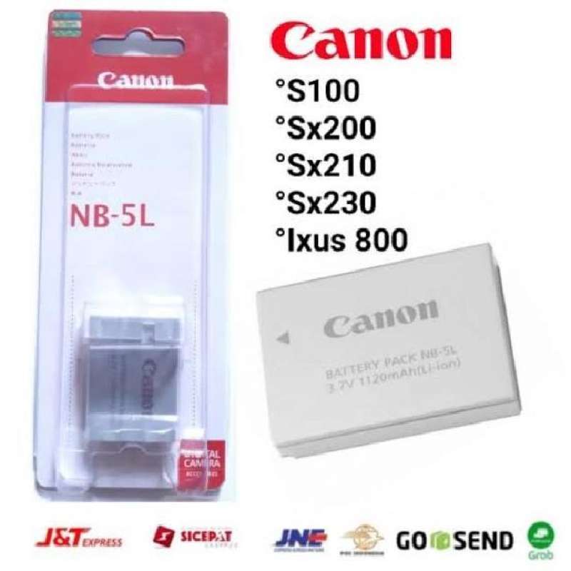 Jual Baterai Canon Nb 5l/ Battery Nb5l, Ixus 850 860 90 900 970 980 Sd990 Di Seller Digicam ...