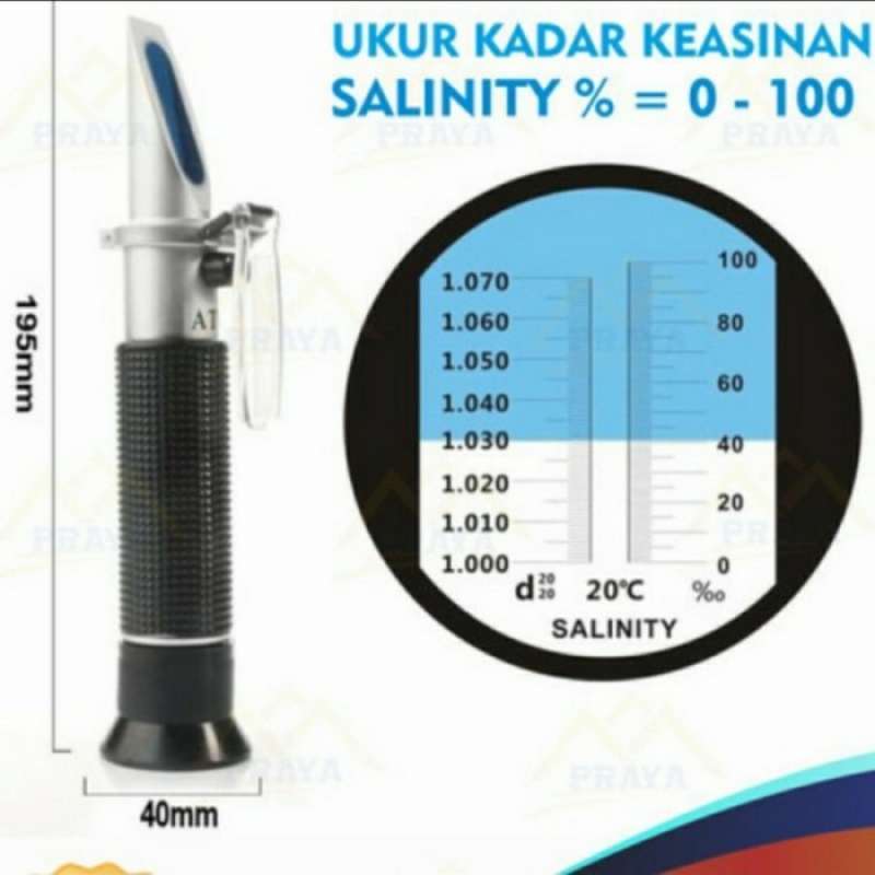 Promo Alat Ukur Kadar Garam Air Laut Dan Payau/ Alat Lab Kimia ...